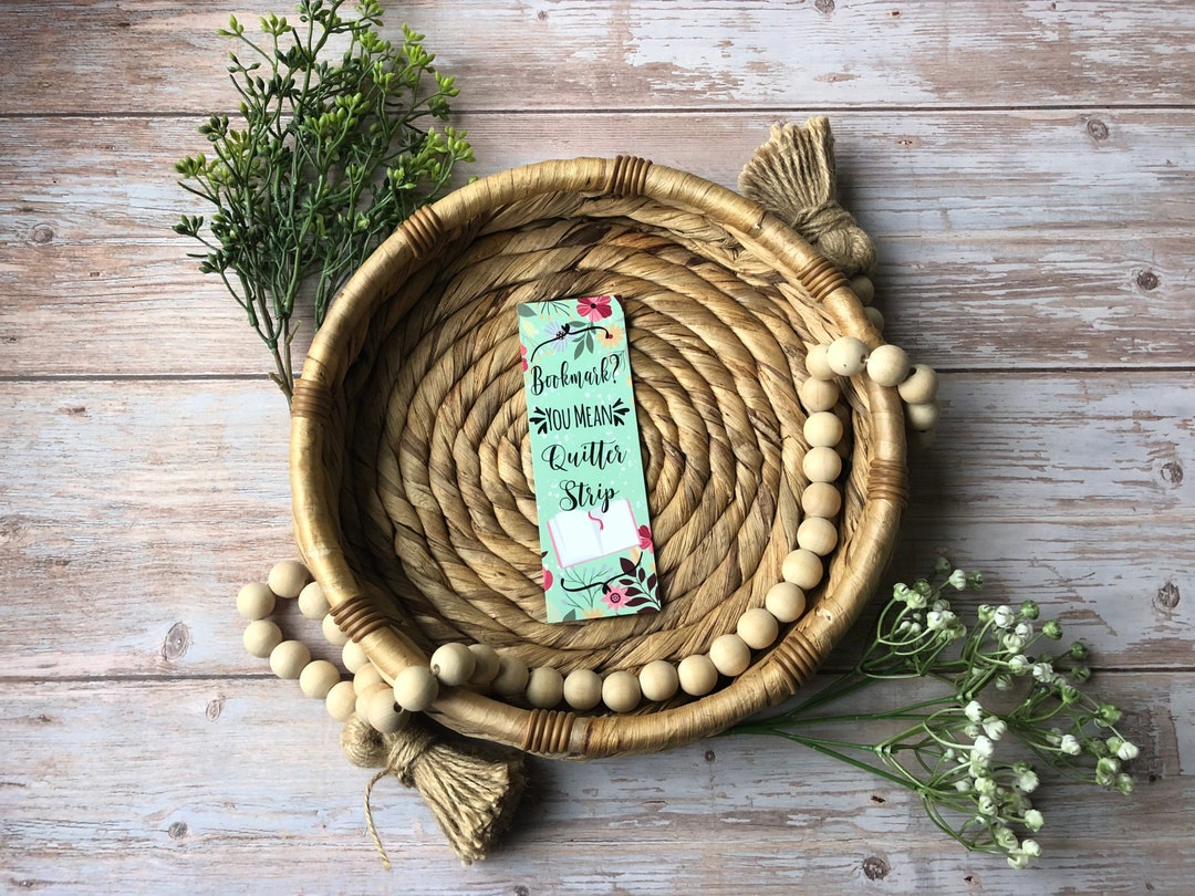 Bookmark You Mean Quitter Strip Bookmark - Etsy