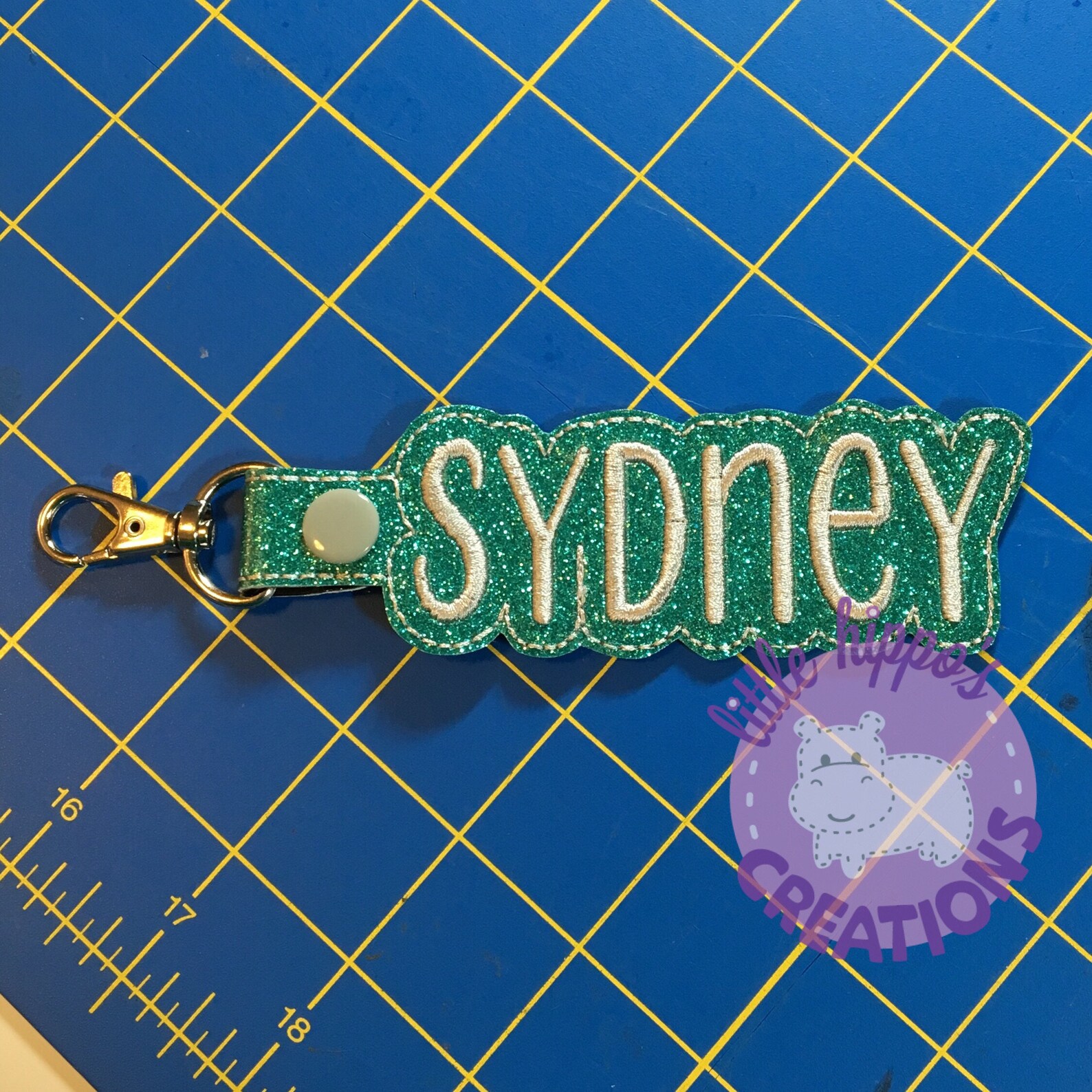 Custom Name Key Fob - Etsy