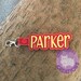 Custom Name Key Fob - Etsy