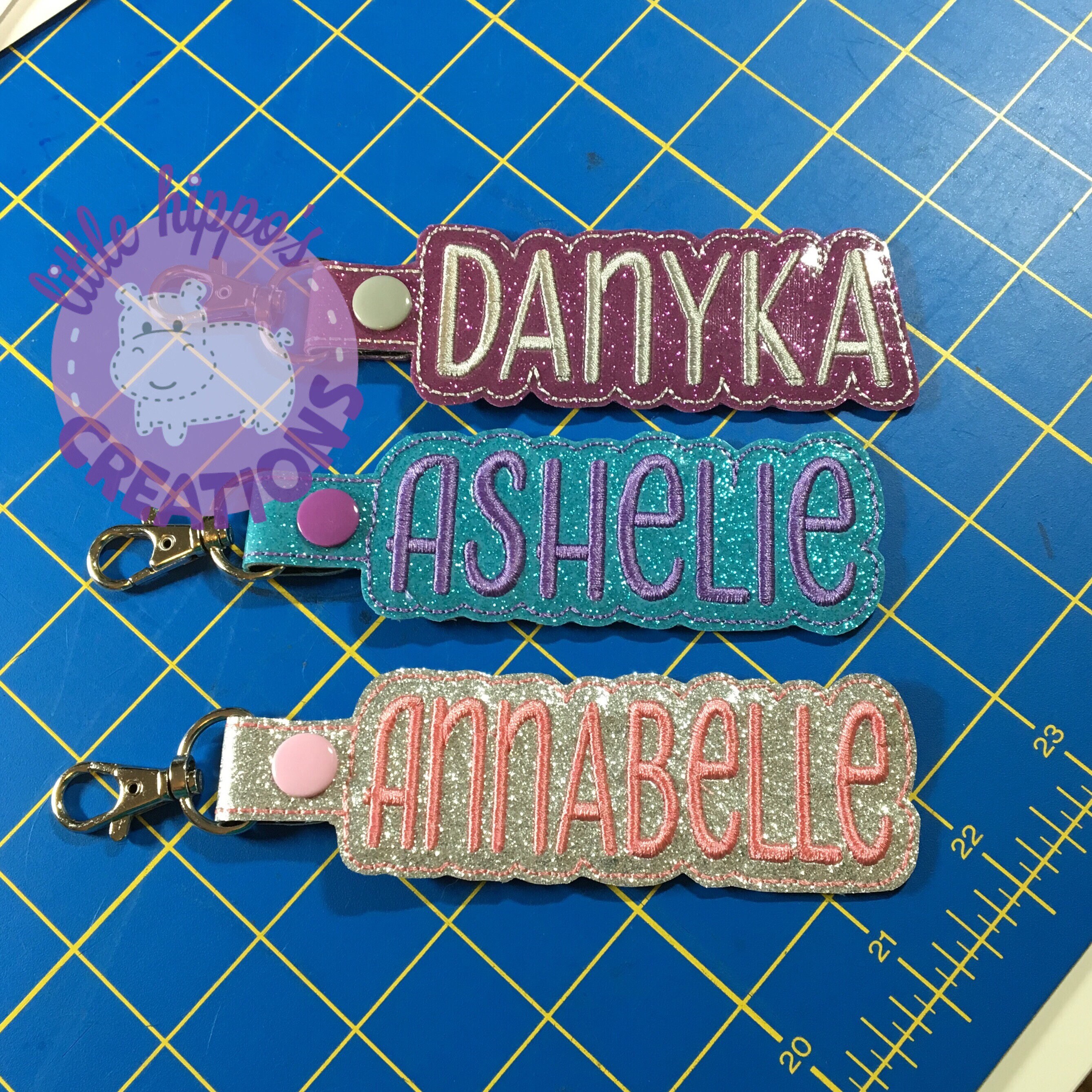 Custom Name Key Fob - Etsy