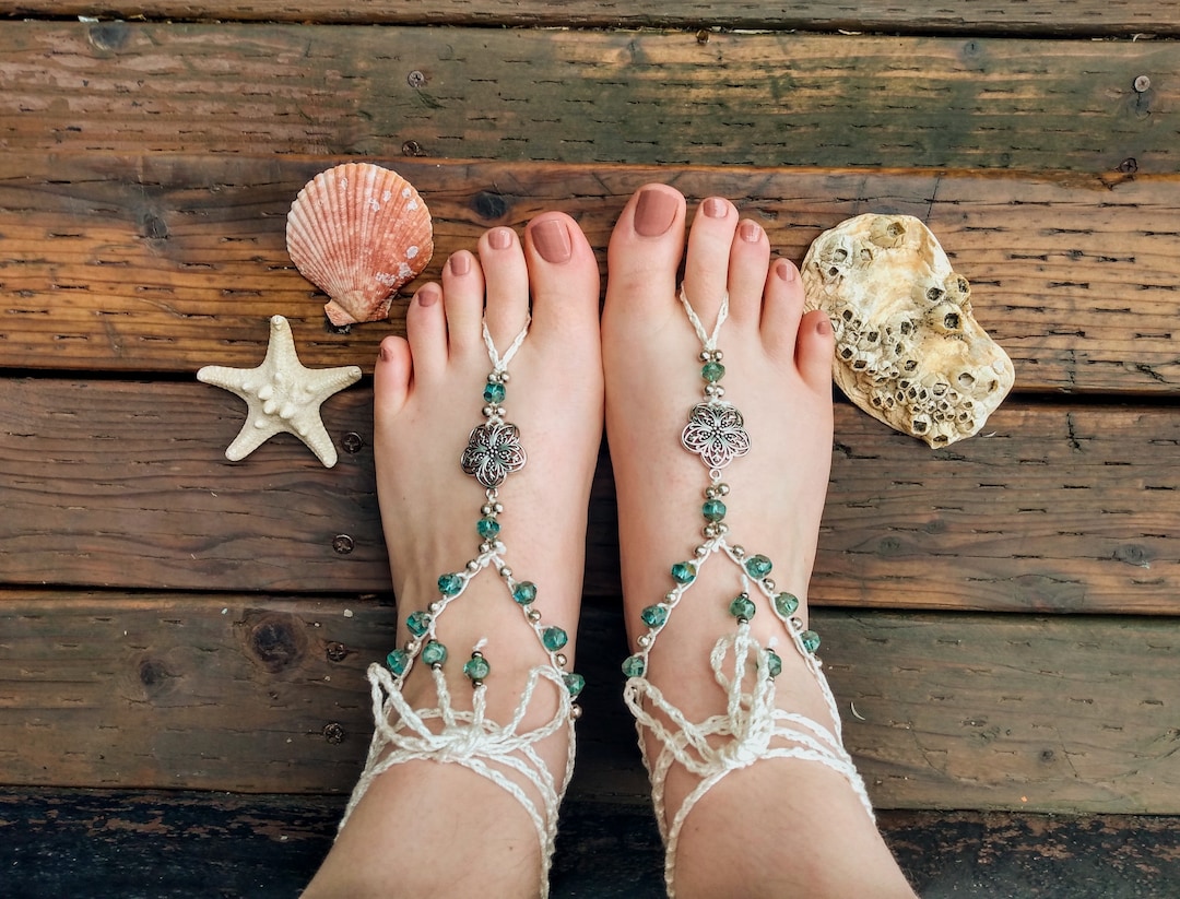 Barefoot Sandals Boho Bridal Soleless Sandals Footless Sandals ...