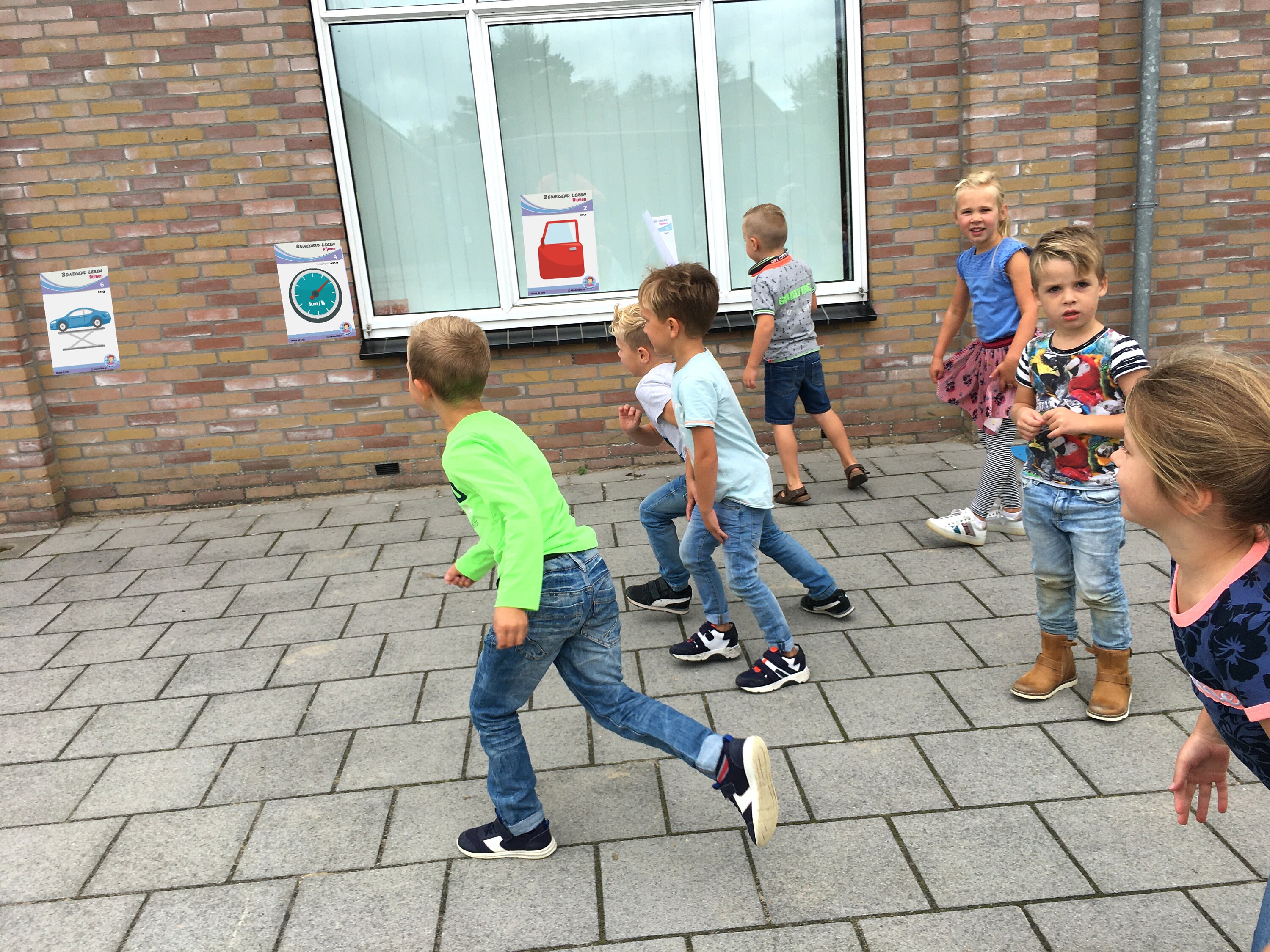 Rijmrun 'de auto', bewegend leren, rijmen - Etsy Nederland