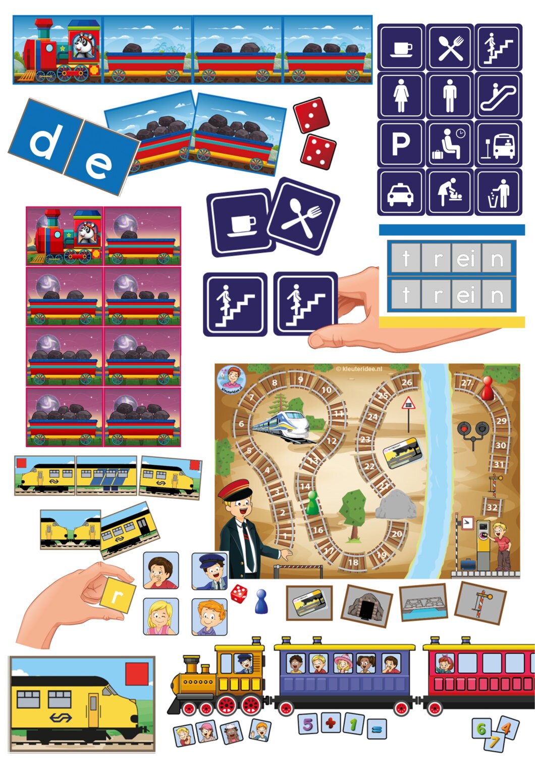 Train Games Pack for Kindergarten and Preschool - Etsy