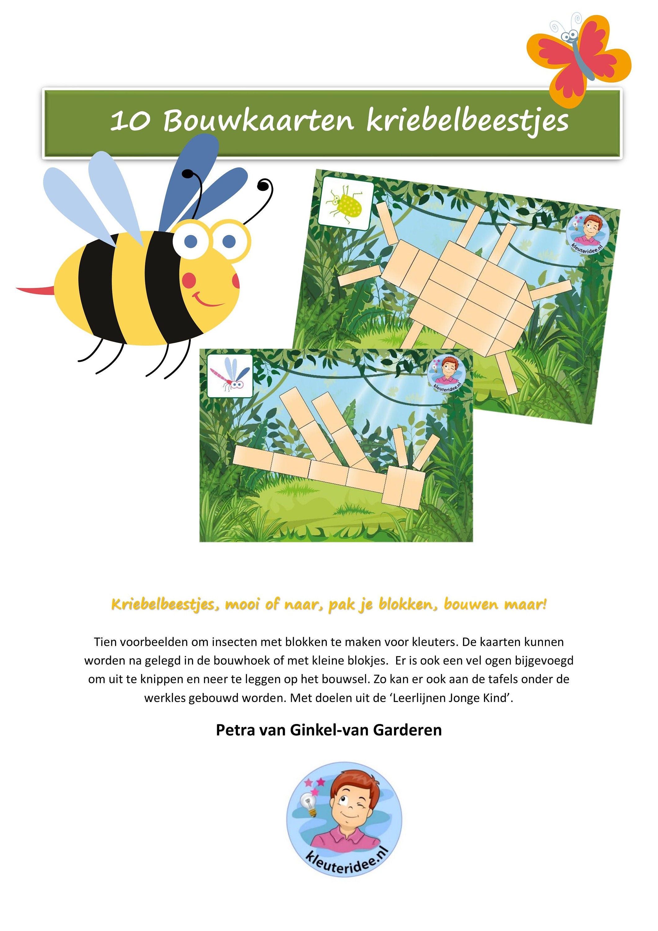 Ten Construction Examples to Build Bugs and Creepy Crawlies - Etsy