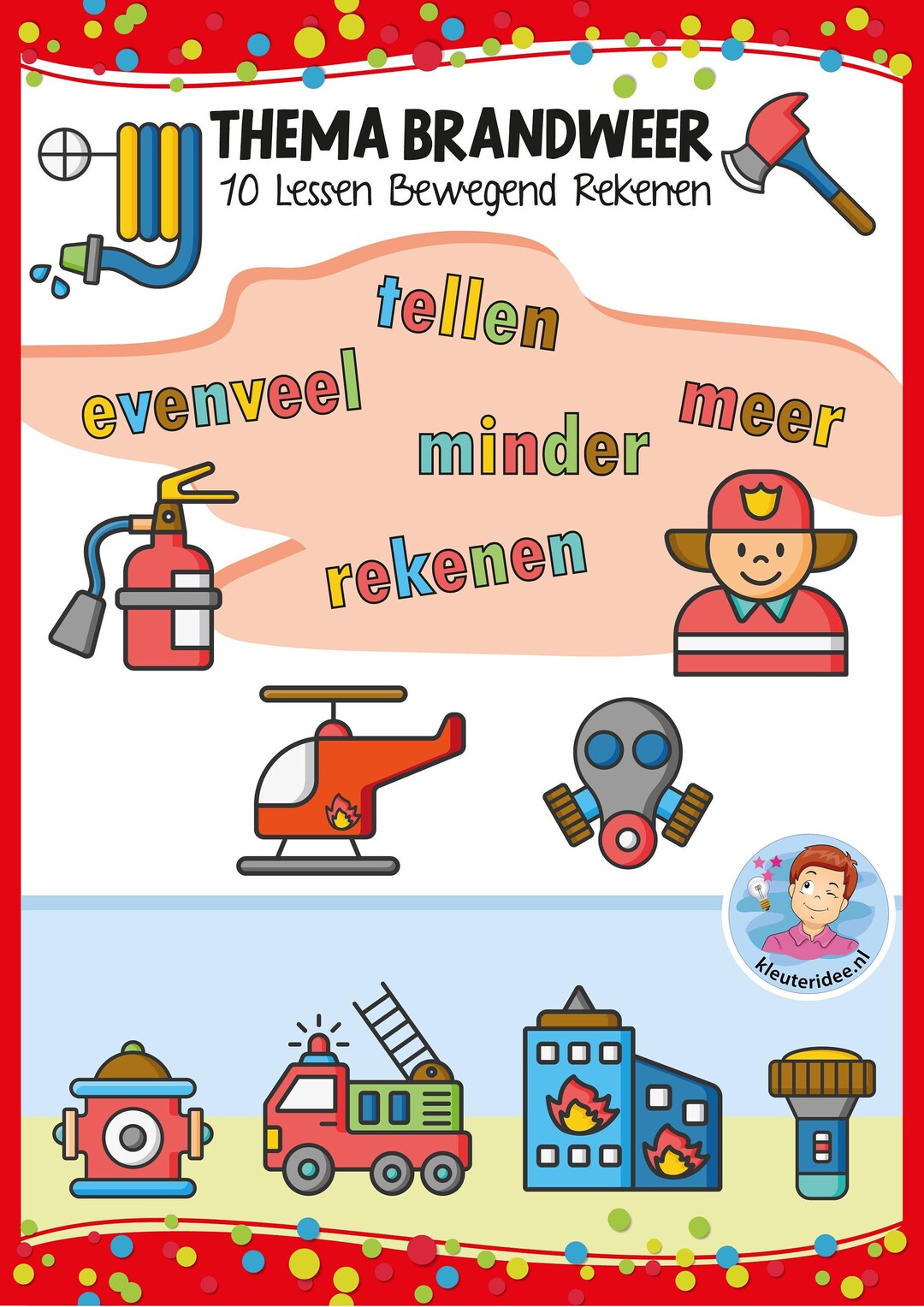 Fire Brigade Counting Package, 10 Lessons of Active Learning to Count ...