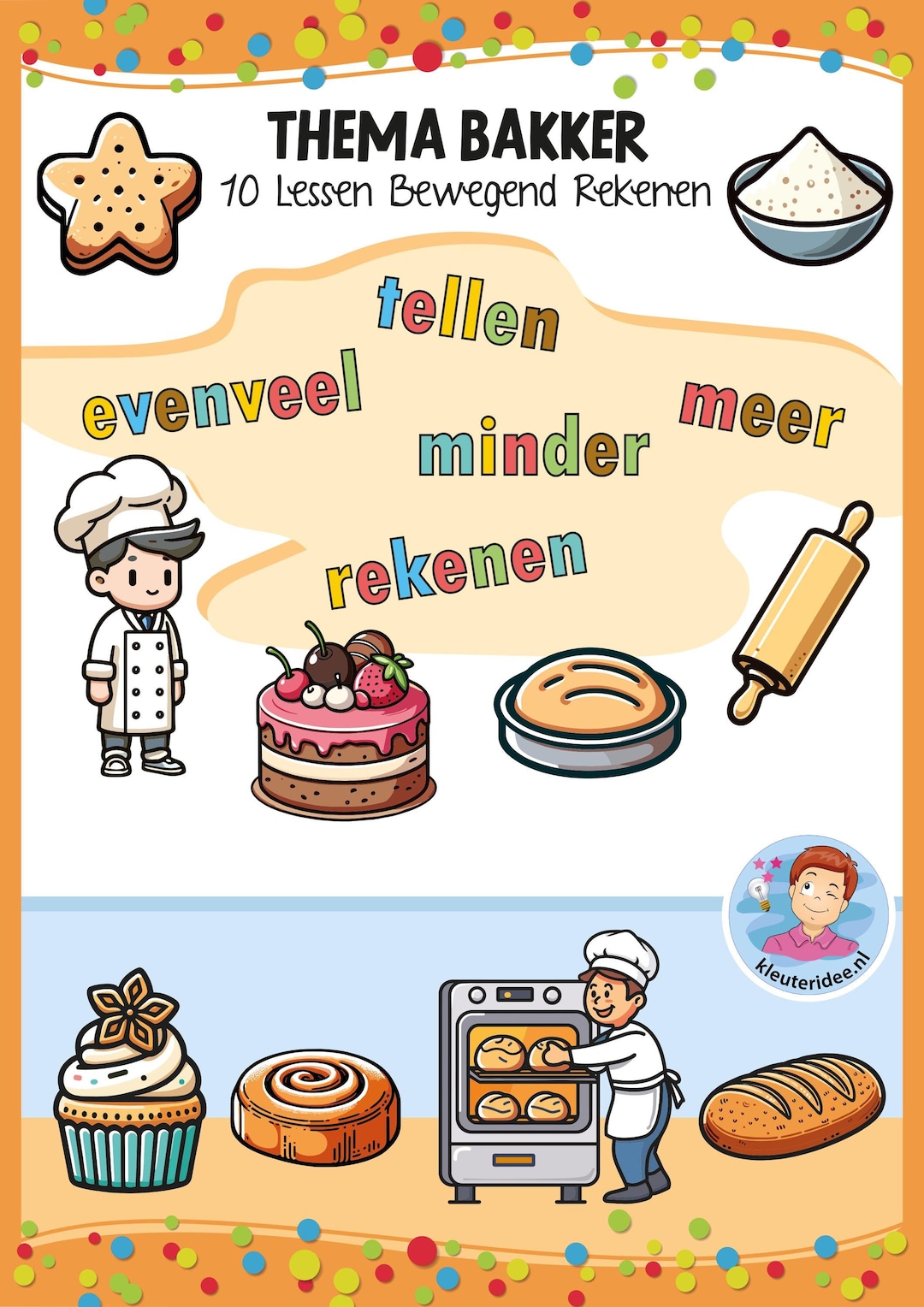 Counting Package the Baker, 10 Lessons of Learning to Count Through ...