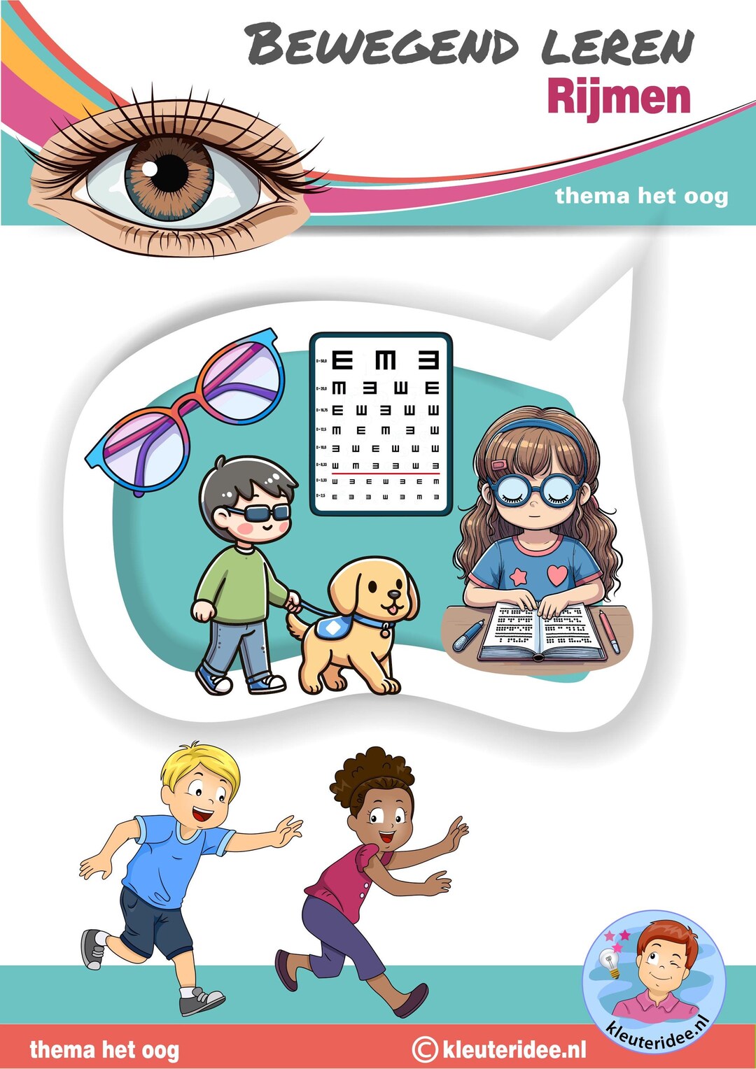 Rhyme Run 'the Eye' Moving Learning, Rhymes - Etsy