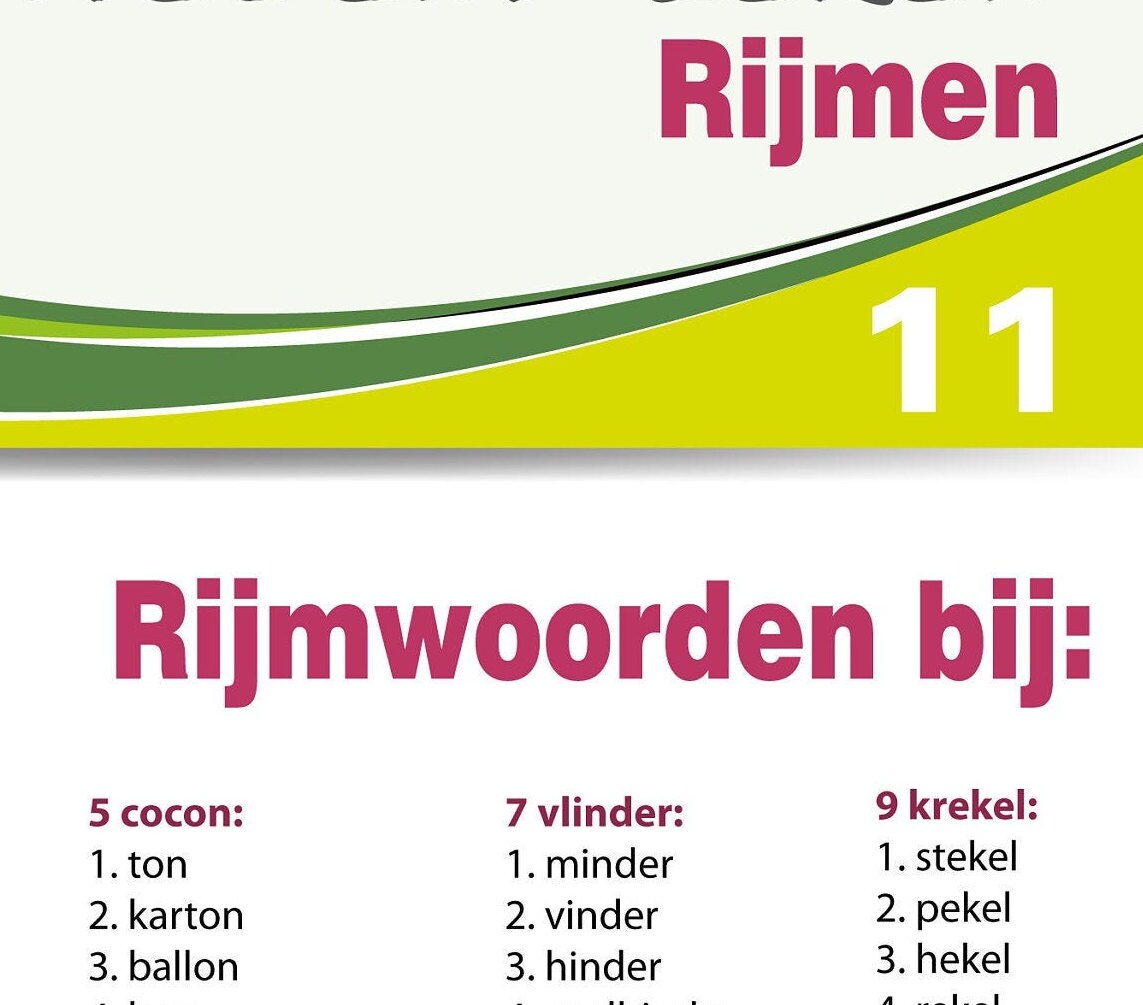 Rijmrun 'insecten', bewegend leren, rijmen - Etsy Nederland