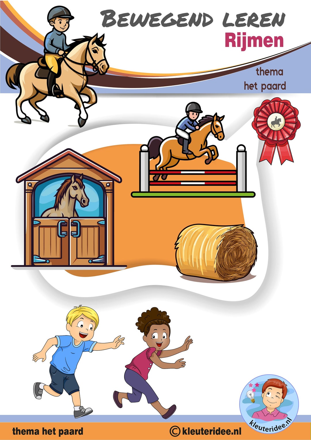 Rhyme Run 'the Horse', Learning Through Movement, Rhymes - Etsy