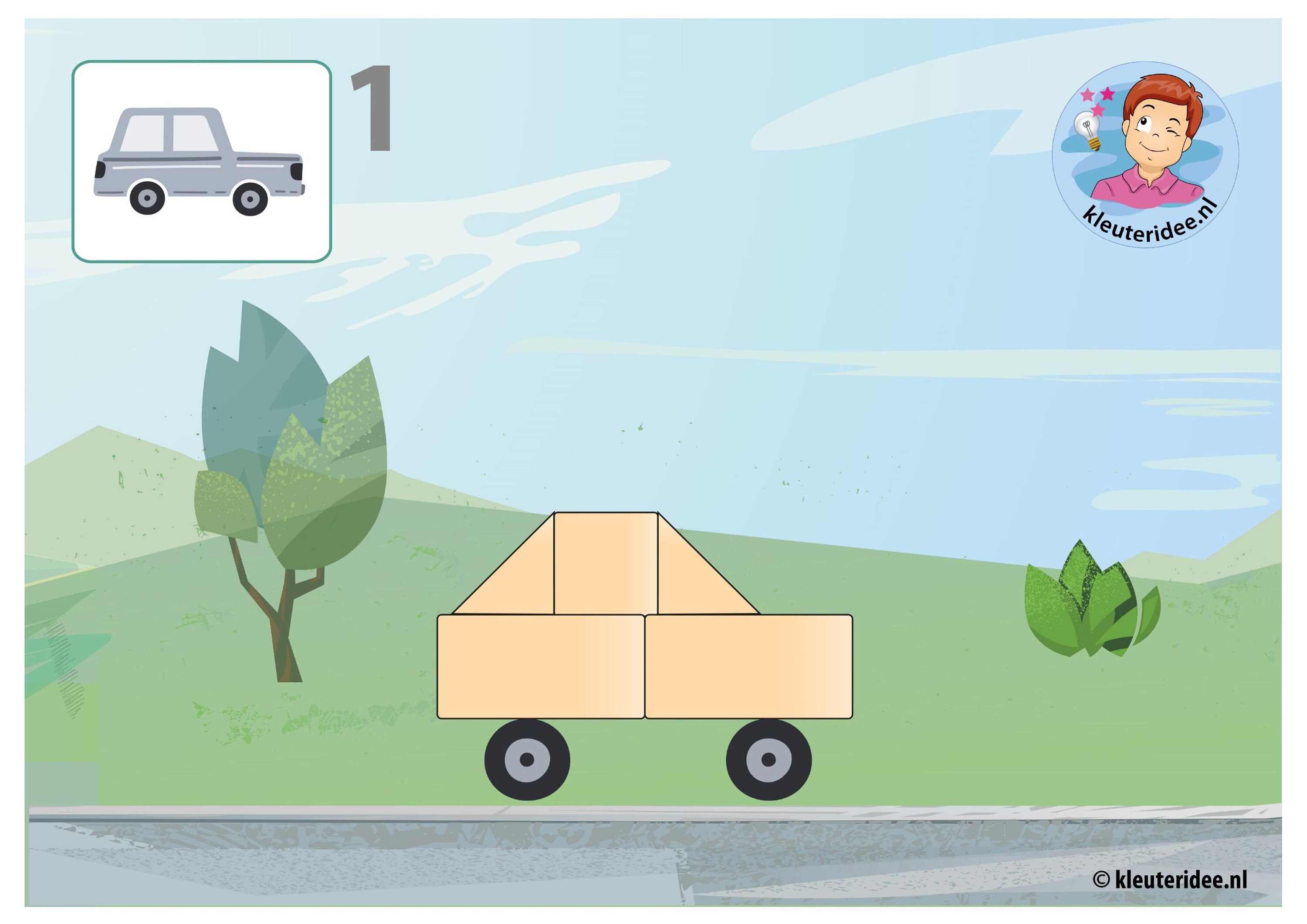 10 Building Cards With Theme 'the Car' - Etsy