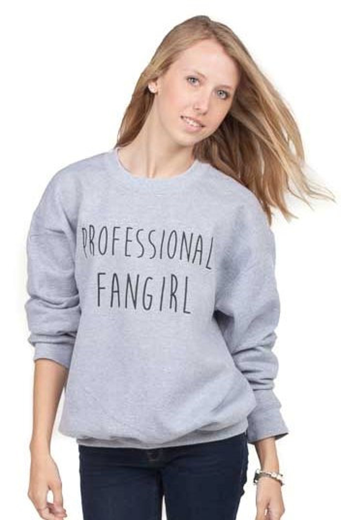 Professional Fangirl Sweatshirt - Etsy