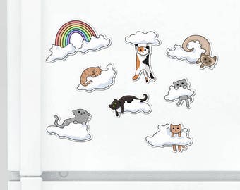 Cat magnets | Etsy