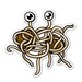 Flying Spaghetti Monster Vinyl Sticker FSM Pastafarian | Etsy