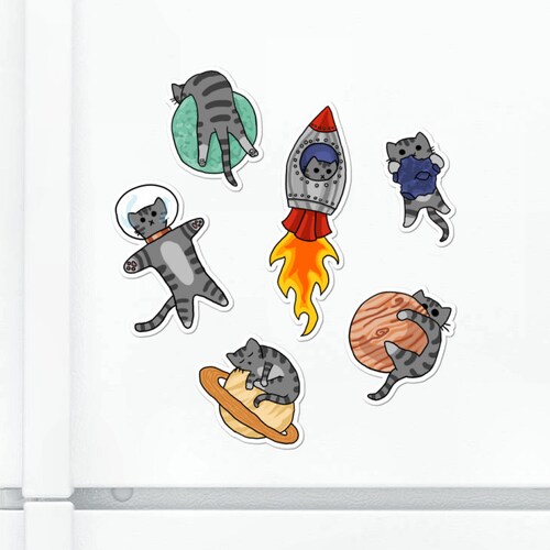 Mini Cats Magnet Pack / Refrigerator Magnets / Fridge Magnets | Etsy