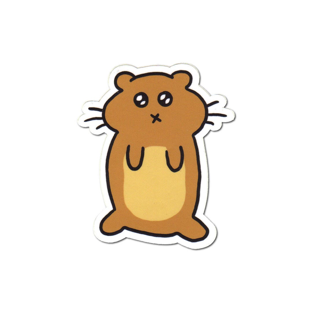 Hamster Outdoor Vinyl Sticker Stuffed Cheeks - Etsy