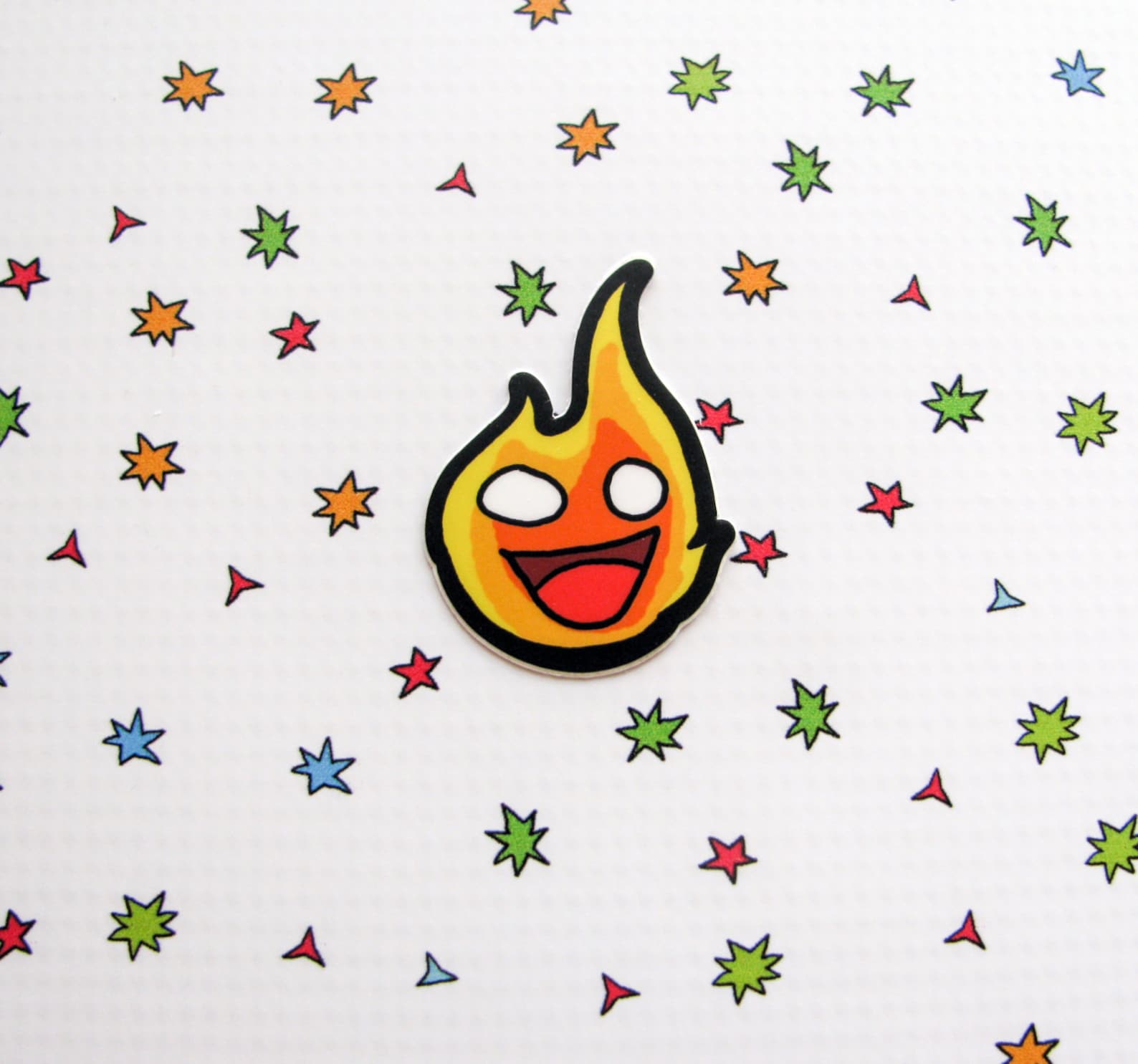 Flame Sticker Phone Sticker Fire Laptop Sticker Car - Etsy