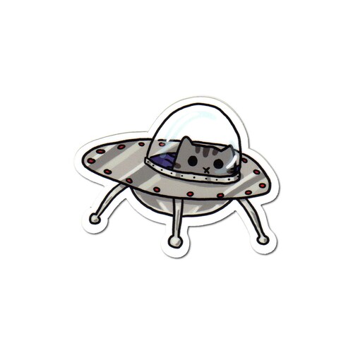 Cute Cat Vinyl Sticker Scientist Kitty Cute Sticker Car | Etsy