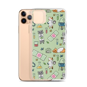 Science Cats Case for Iphone, Cute Scientist, Nerdy Phone Case, Phone ...