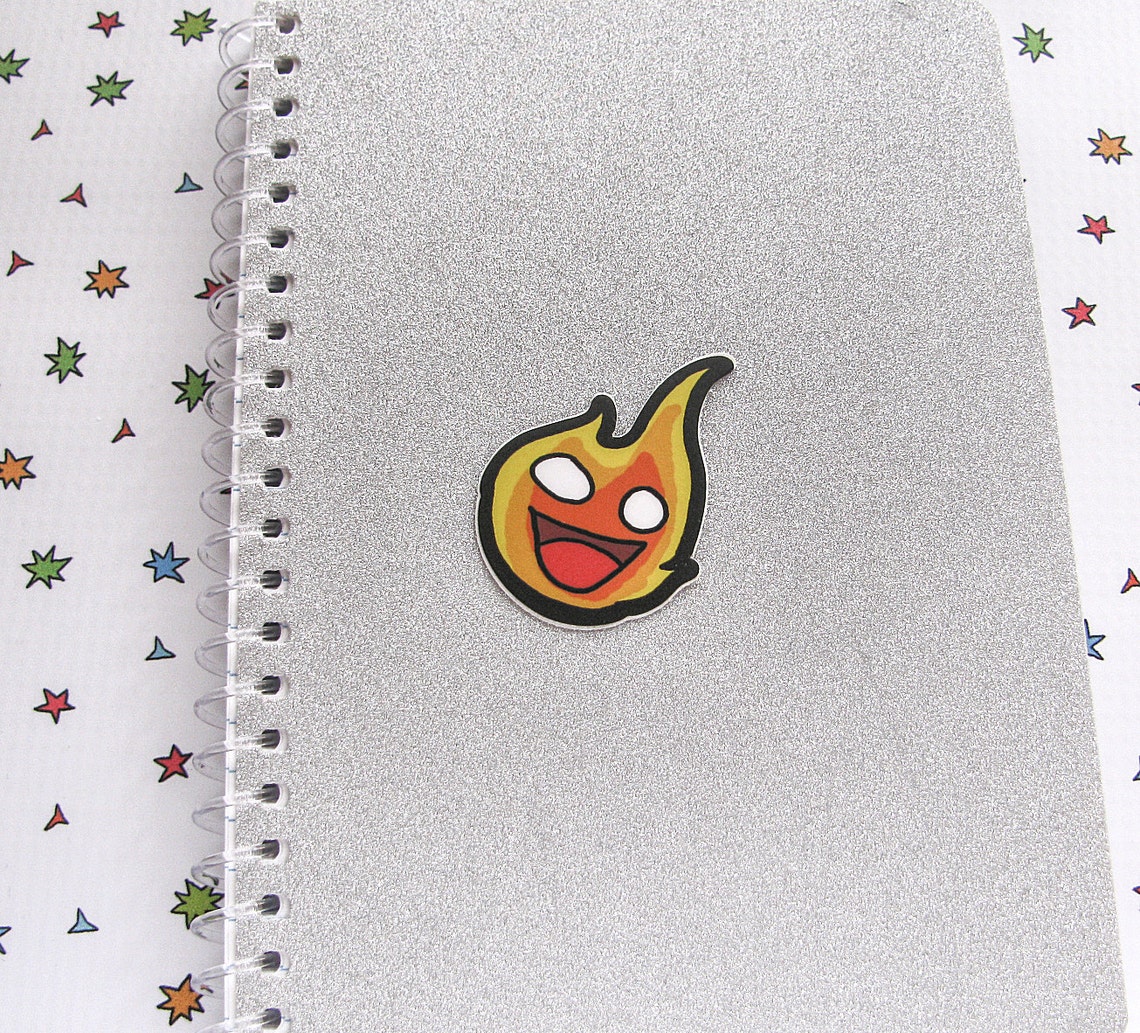 Flame Sticker Phone Sticker Fire Laptop Sticker Car - Etsy