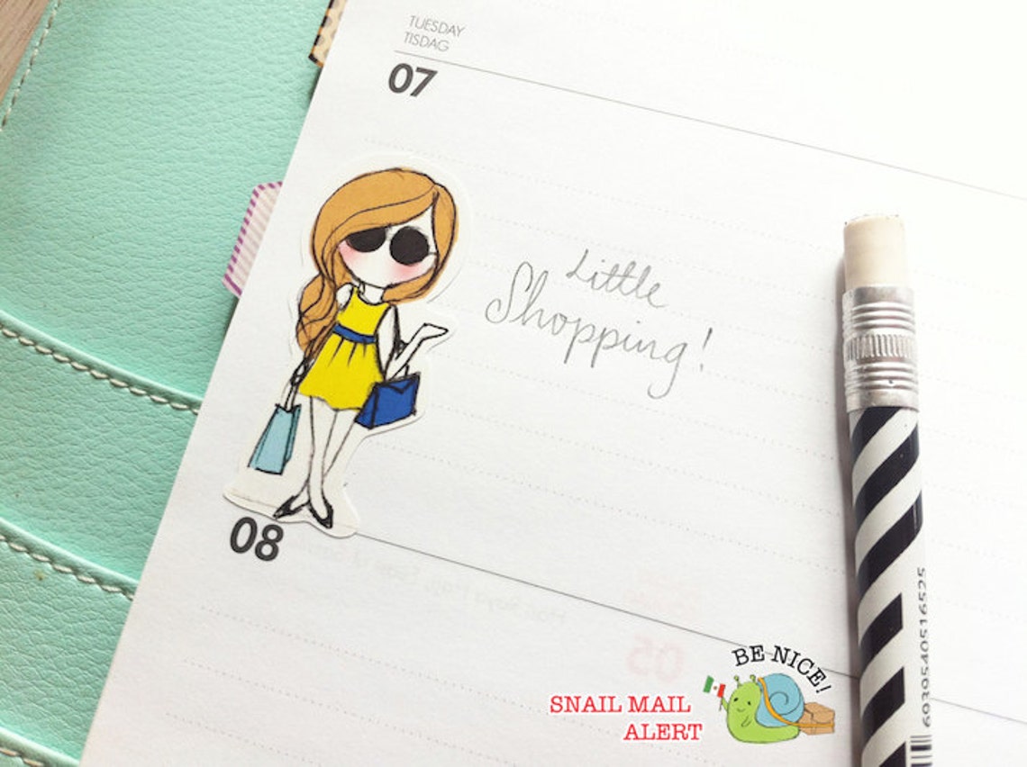 Sticker Set miss Lily Shades - Etsy