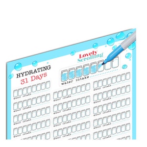 Water Intake Hydrate Stickers - Etsy