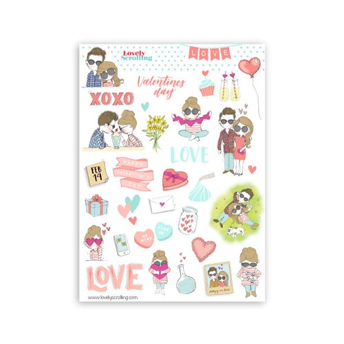 Sticker Set miss Lily Shades - Etsy