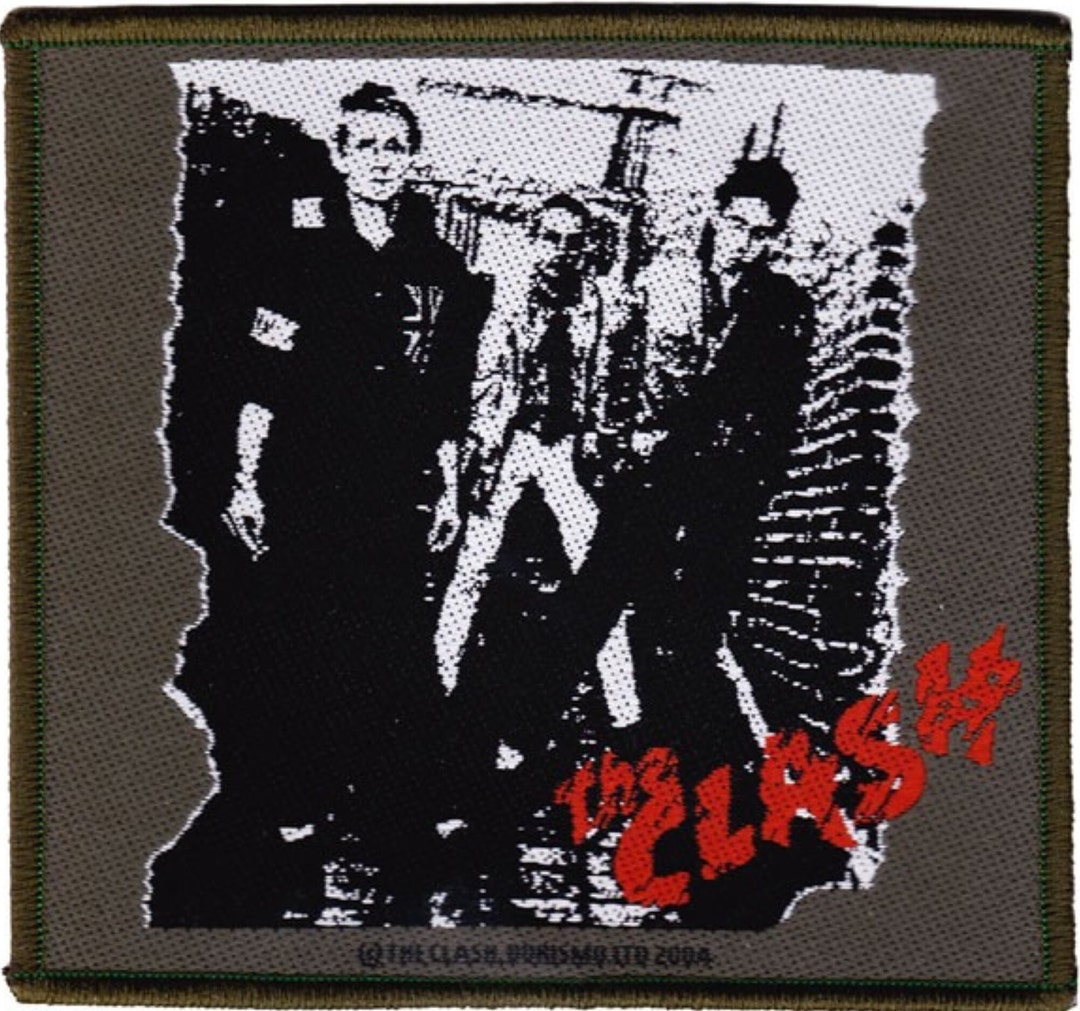 CLASH Debut Album Cover 2004 RARE WOVEN Sew on Patch 10 X 10 Cm / 4 X 4 ...