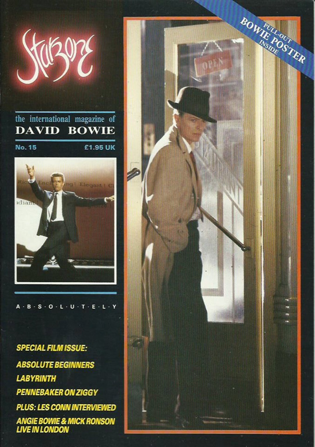 DAVID BOWIE Starzone Number 15 International Magazine 24 Pages - Etsy