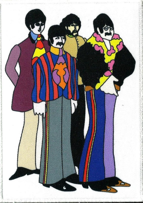 BEATLES Band Border Embroidered/printed Sew/iron on Patch 14 | Etsy