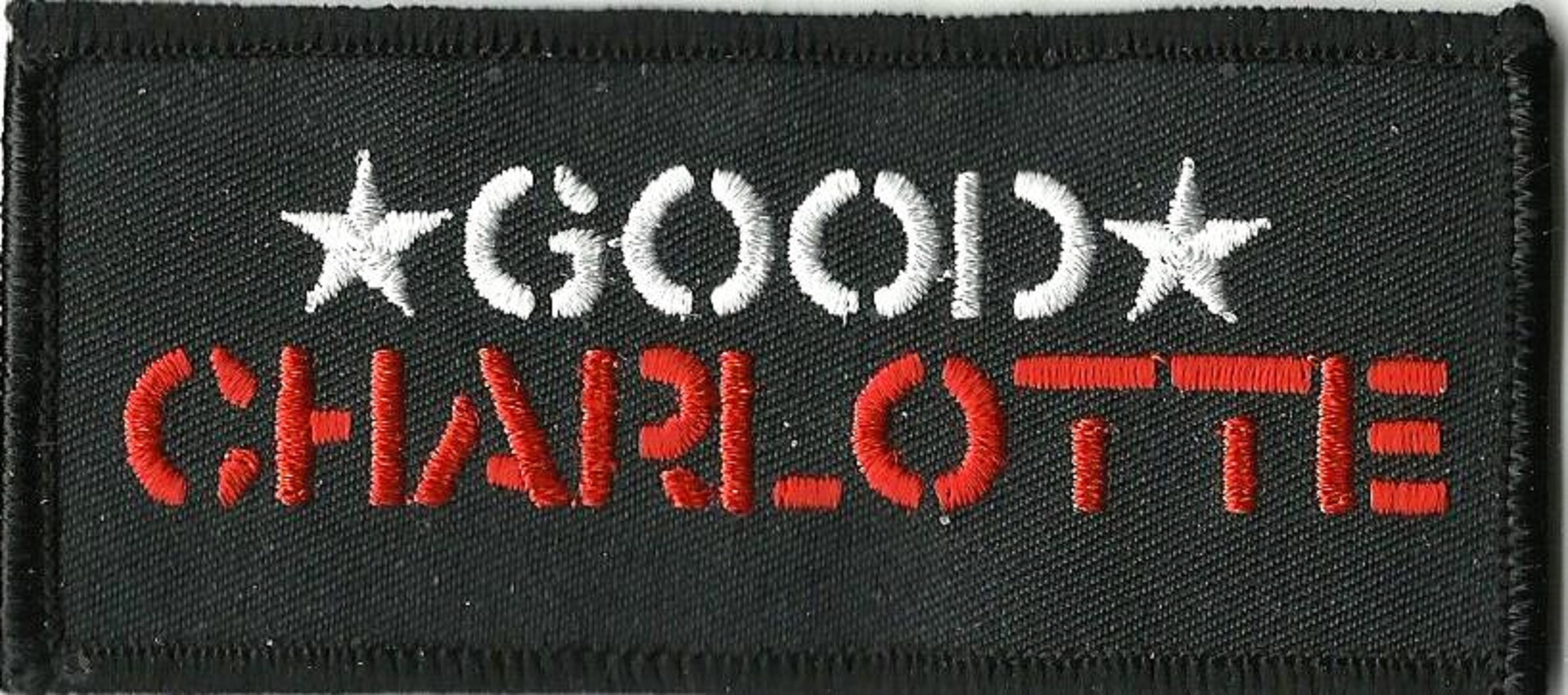 GOOD CHARLOTTE Riot Girl VINTAGE Embroidered Iron on Patch | Etsy UK