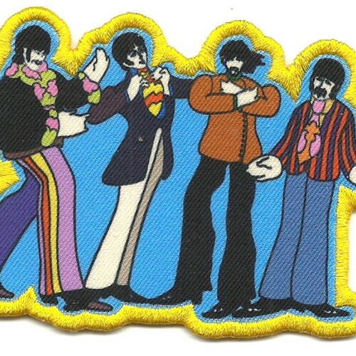 BEATLES Band Border Embroidered/printed Sew/iron on Patch 14 - Etsy