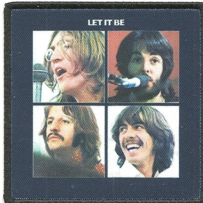 BEATLES Let It Be Square Album Cover Embroidered Printed | Etsy UK