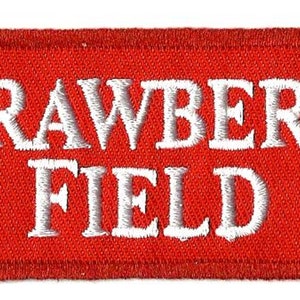 BEATLES Drop T Logo Die Cut Black on White Embroidered Sew/iron on ...