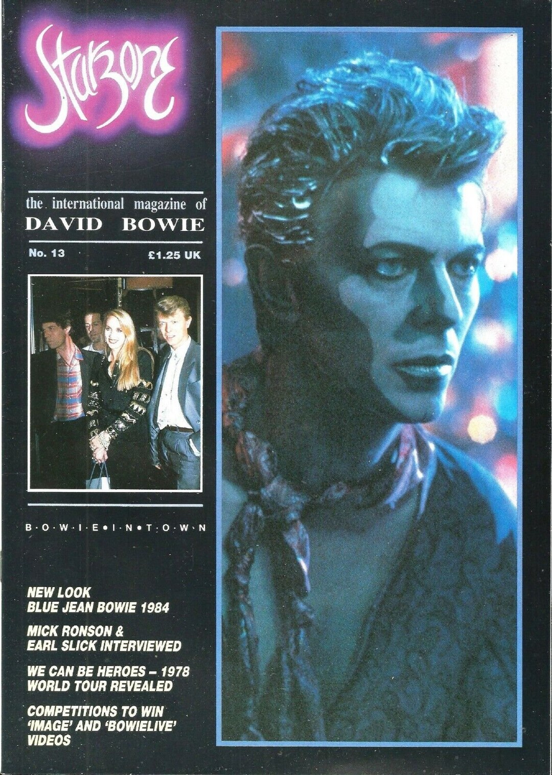 DAVID BOWIE Starzone Number 13 International Magazine 30 Pages 1984 ...