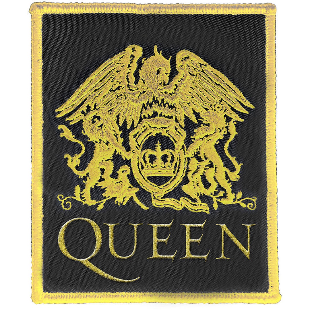 QUEEN Classic Crest Logo EMBROIDERED Iron on Patch Mint - Etsy