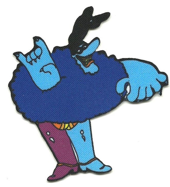 BEATLES Yellow Submarine Chief Blue Meanie 2 Shaped | Etsy