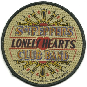 BEATLES Band Border Embroidered/printed Sew/iron on Patch 14 X 10 ...