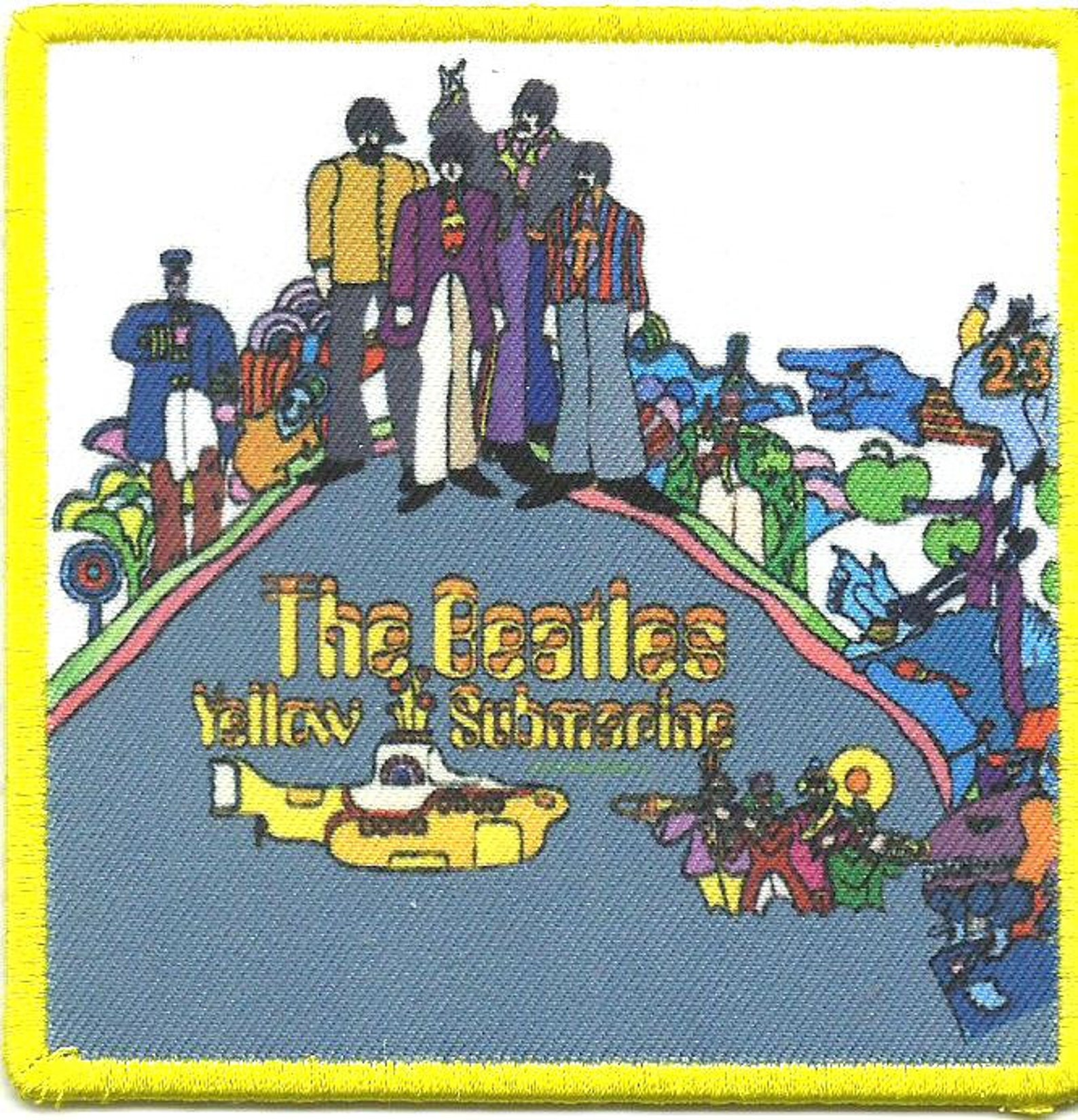 BEATLES Let It Be Square Album Cover Embroidered Printed - Etsy UK