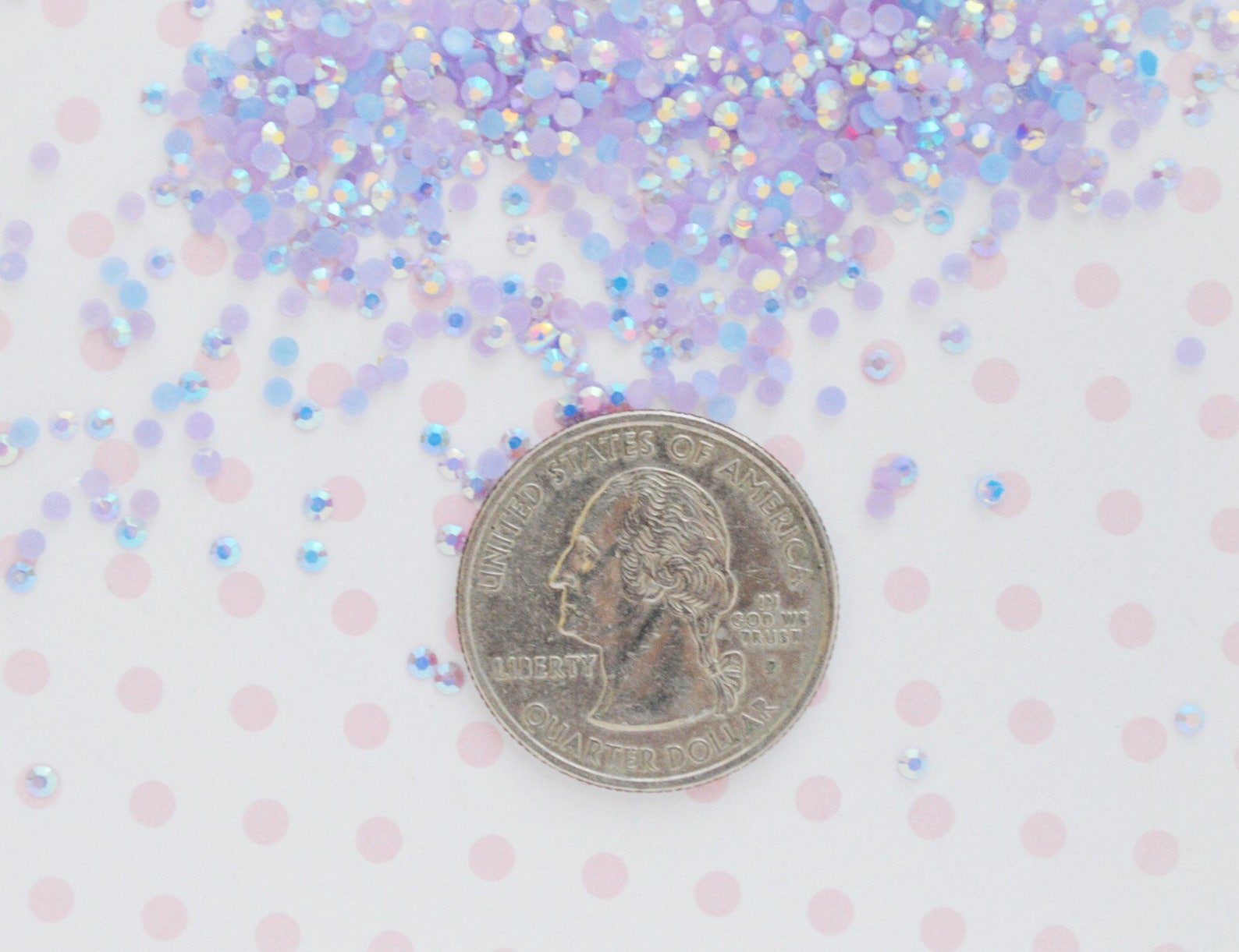 2mm Purple Ab Iridescent Rhinestone Flatback Resin Decoden Cabochon - 5 ...