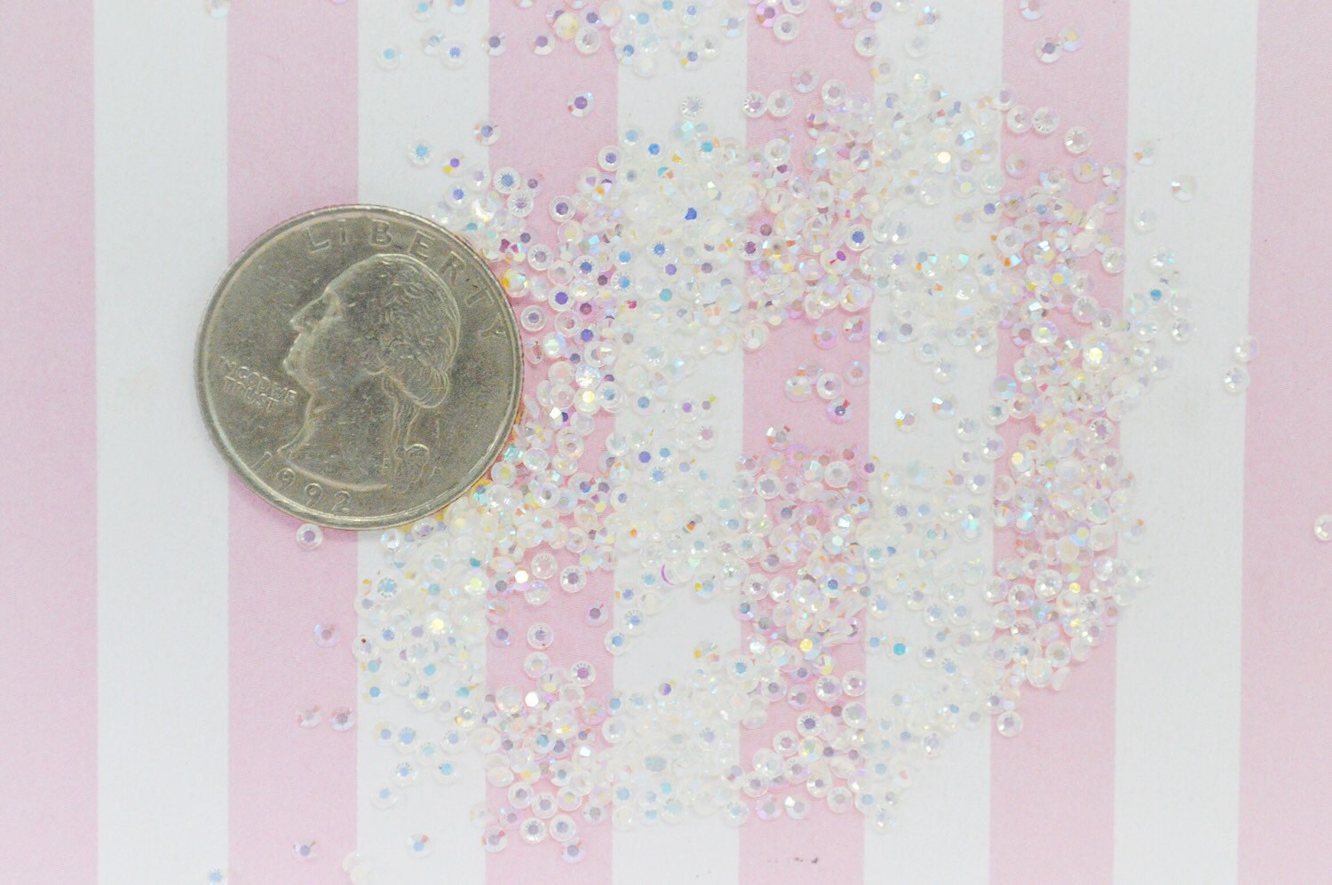 2mm Clear Ab Iridescent Rhinestone Flatback Resin Decoden - Etsy