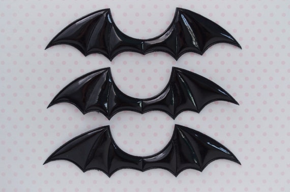 140mm HUGE Bat Wing Black Pastel Goth Creepy Cute Halloween | Etsy