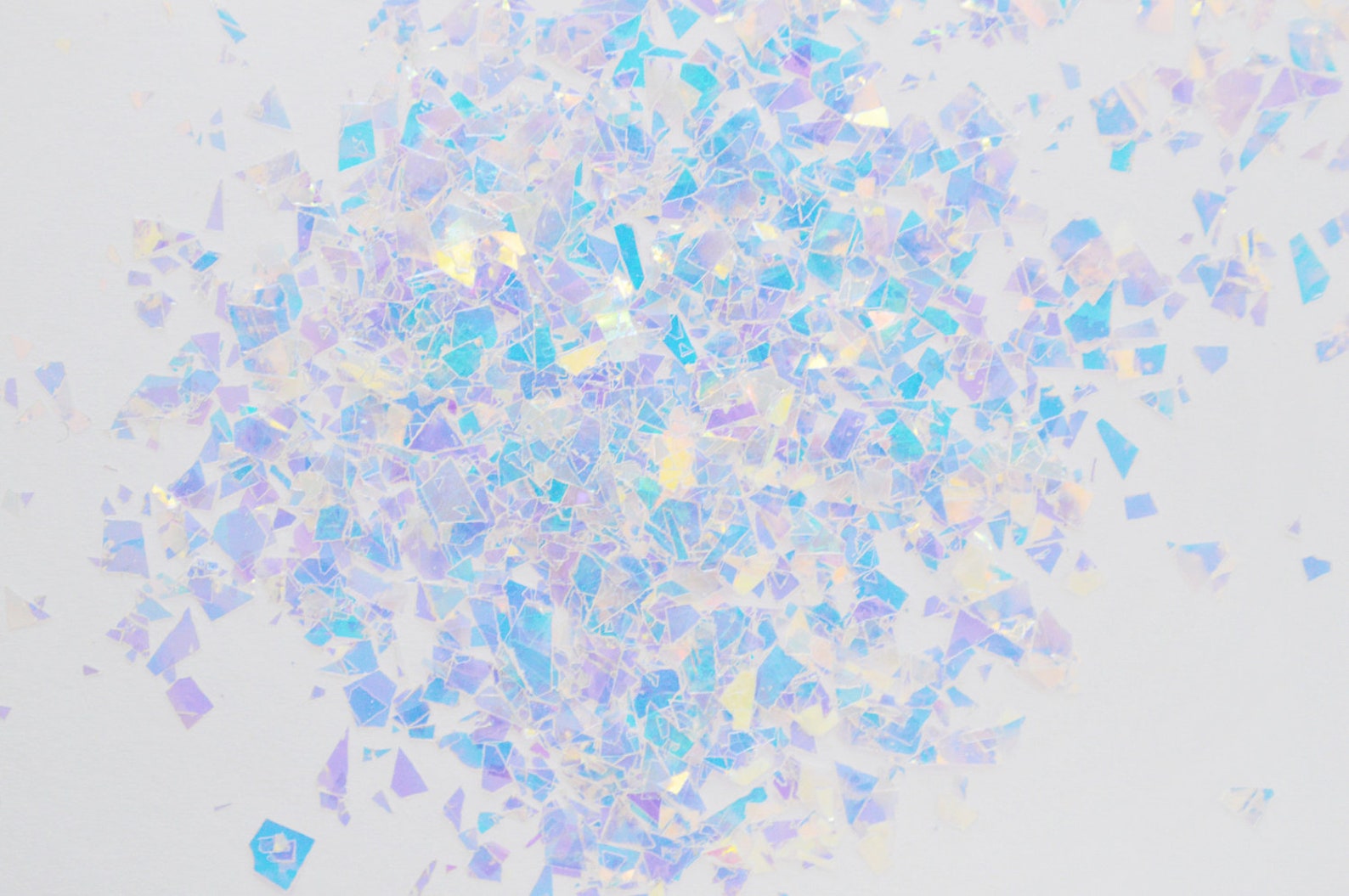 Clear Iridescent Glitter Shards Yume Kawaii Resin Supplies | Etsy