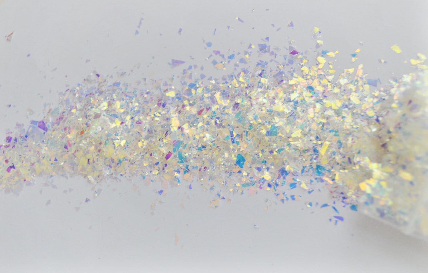 Clear Iridescent Glitter Shards Yume Kawaii Resin Supplies - Etsy UK