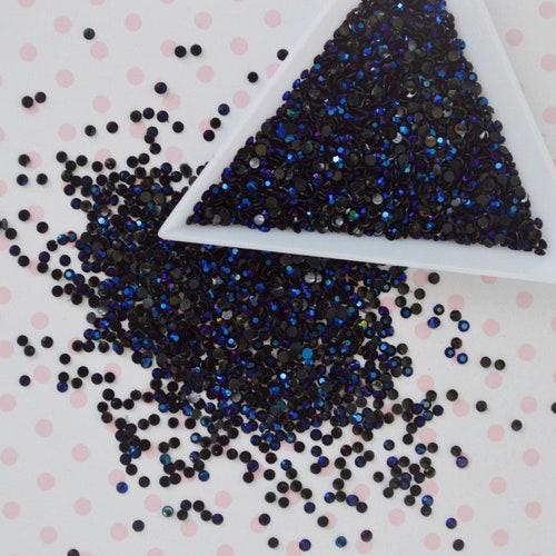 2mm Clear Ab Iridescent Rhinestone Flatback Resin Decoden - Etsy