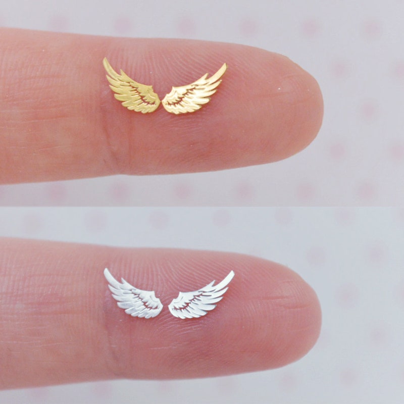 Angel Nails Silver - Etsy