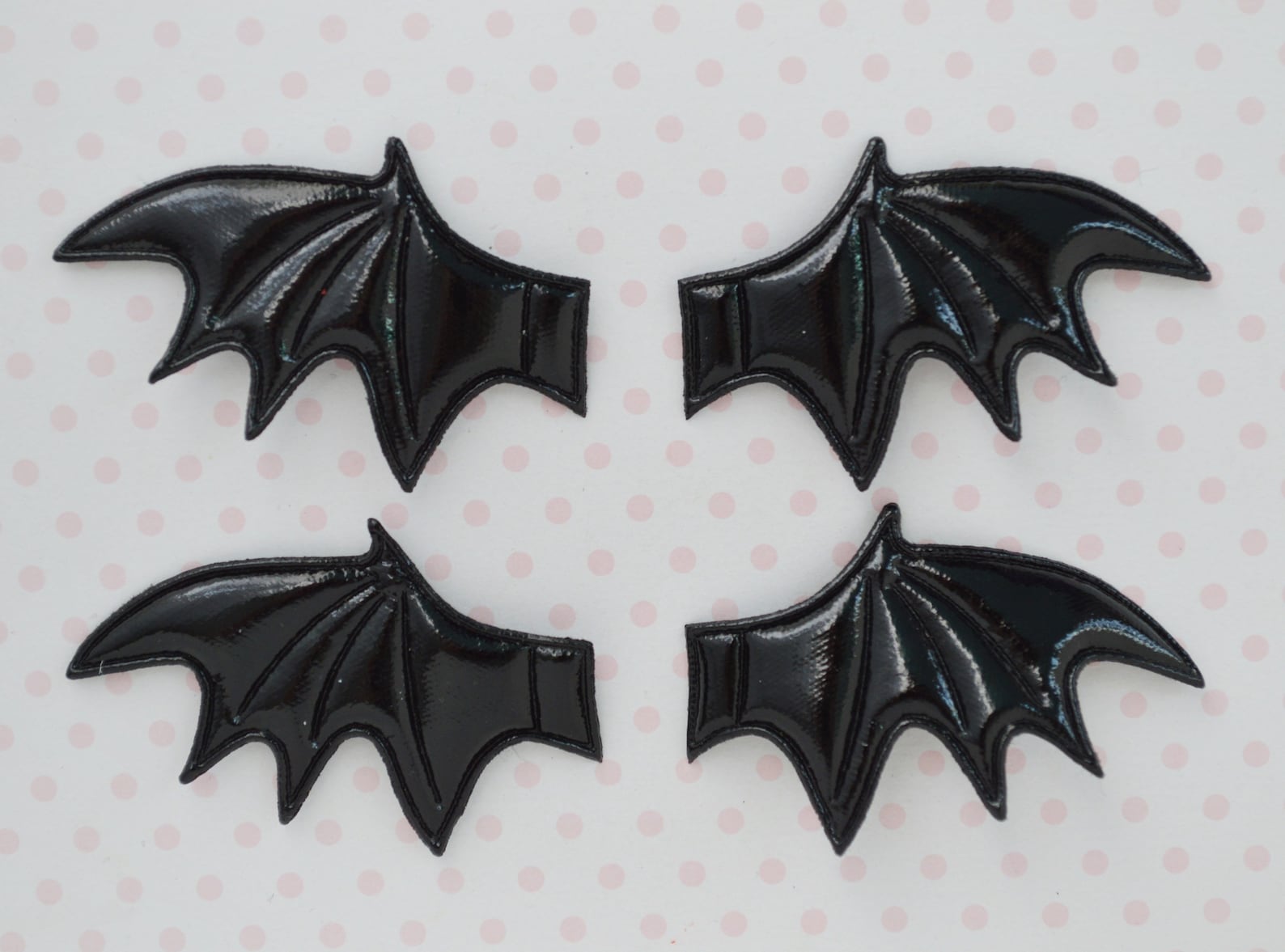57mm Black Bat Wing Pastel Goth Creepy Cute Halloween Wings - Etsy