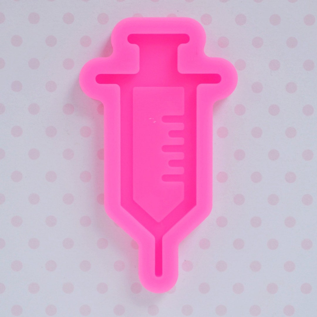61mm Syringe Needle Medical Creepy Cute Decoden Cabochon Resin Silicone ...