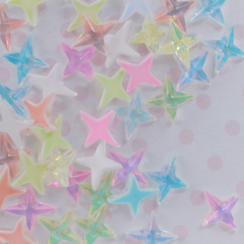 Plastic Star Charms - Etsy