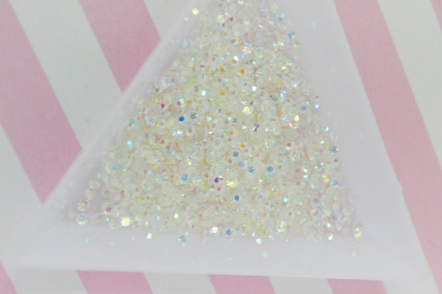 2mm Clear Ab Iridescent Rhinestone Flatback Resin Decoden - Etsy