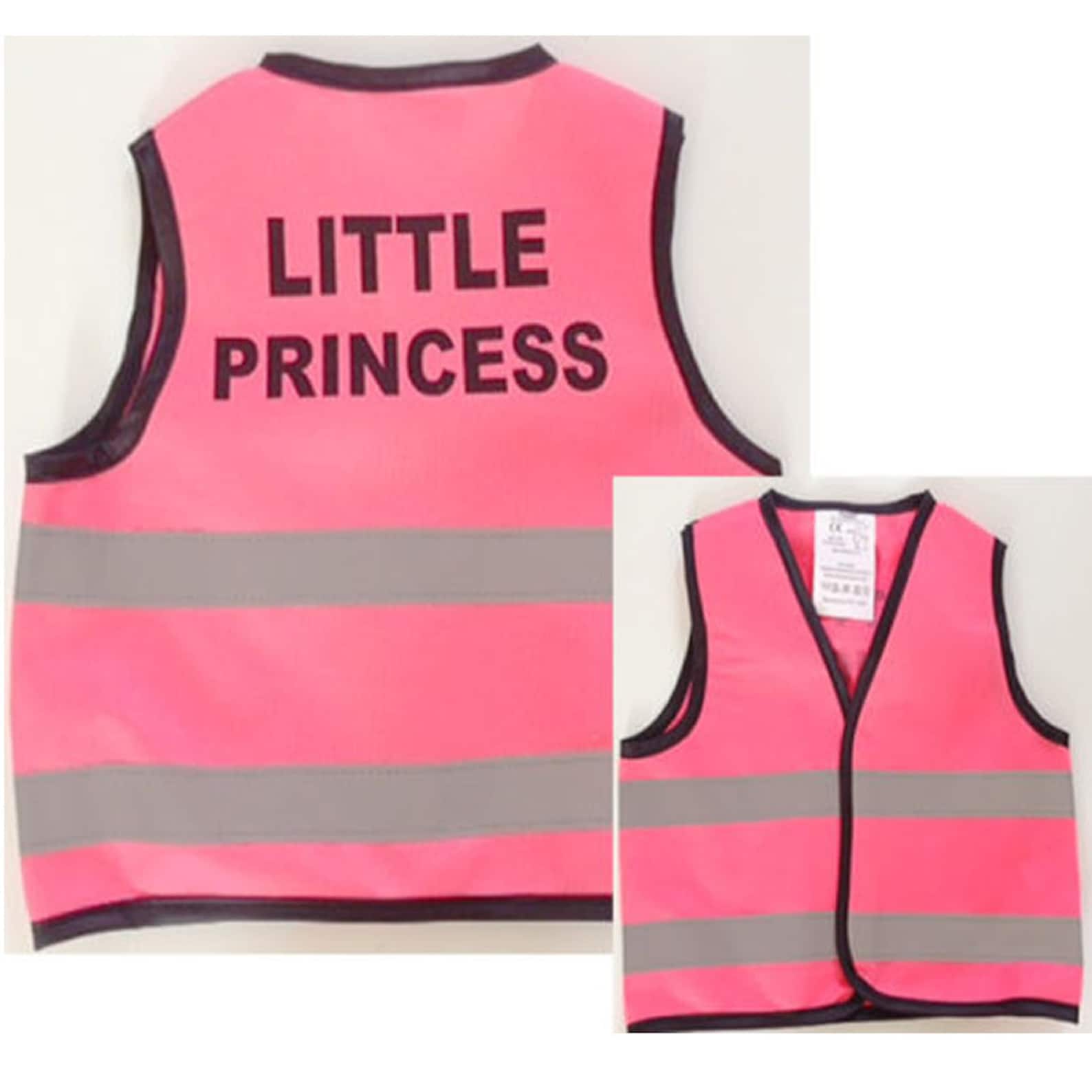 Little Princess Pink Child Reflective Vest Safety Hi Viz Waistcoat ...